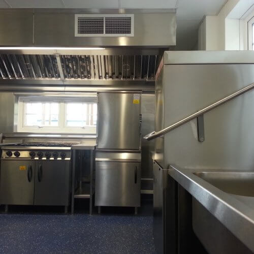 Commercial Kitchen Extraction Hoods - Dolphin Fabrications